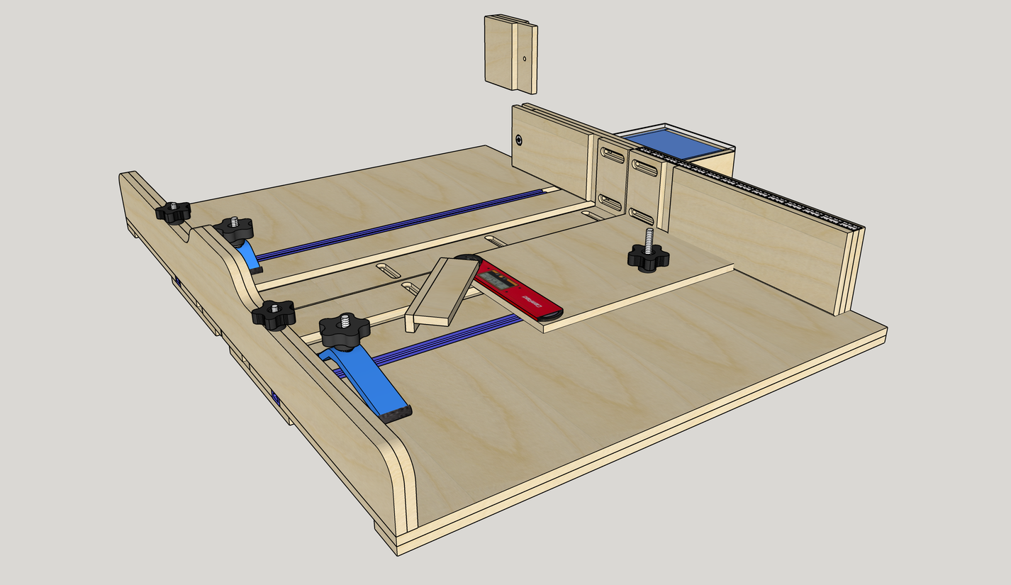 FLAGSHIP TABLE SAW SLED PLANS – King's Fine Woodworking Inc