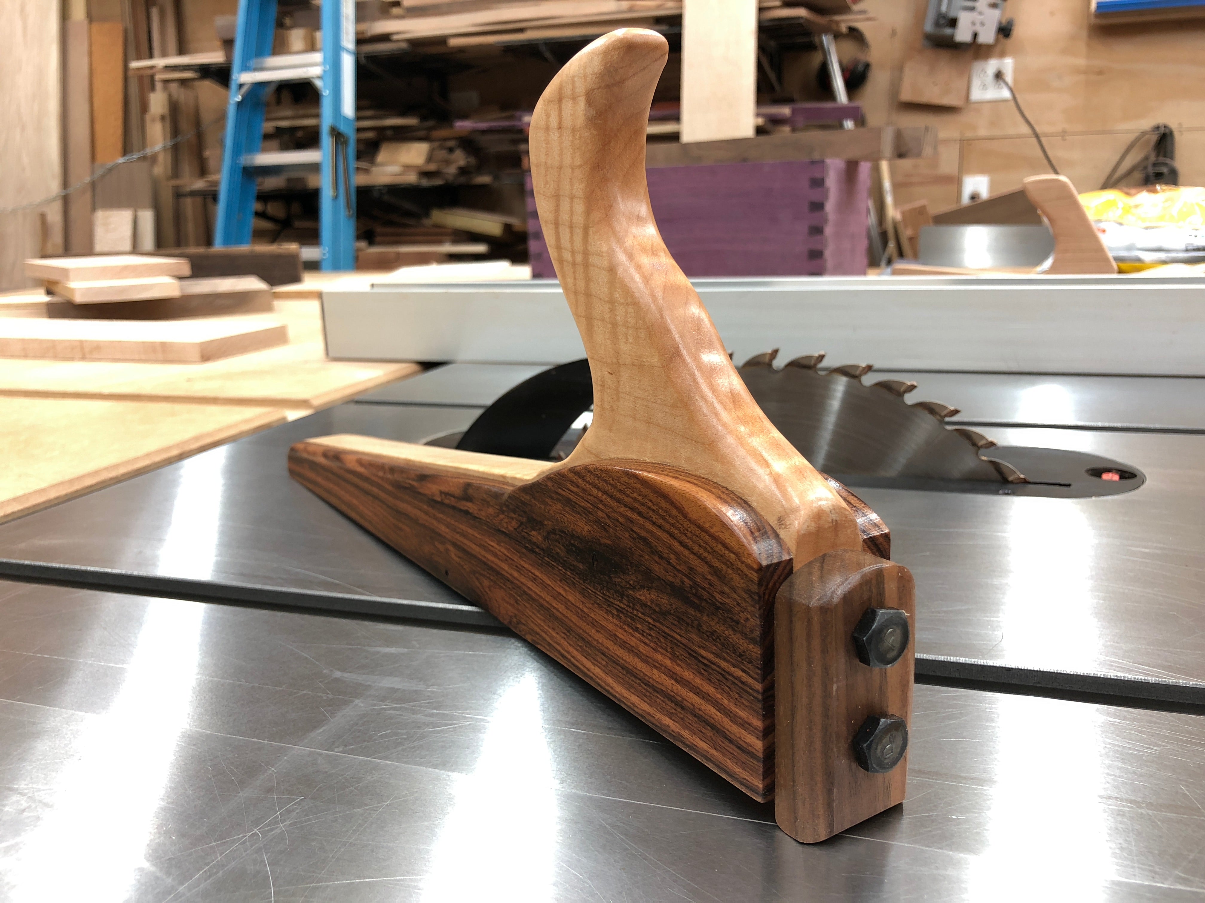 Table Saw Push Stick Measured Drawing ~ FREE – King's Fine Woodworking Inc