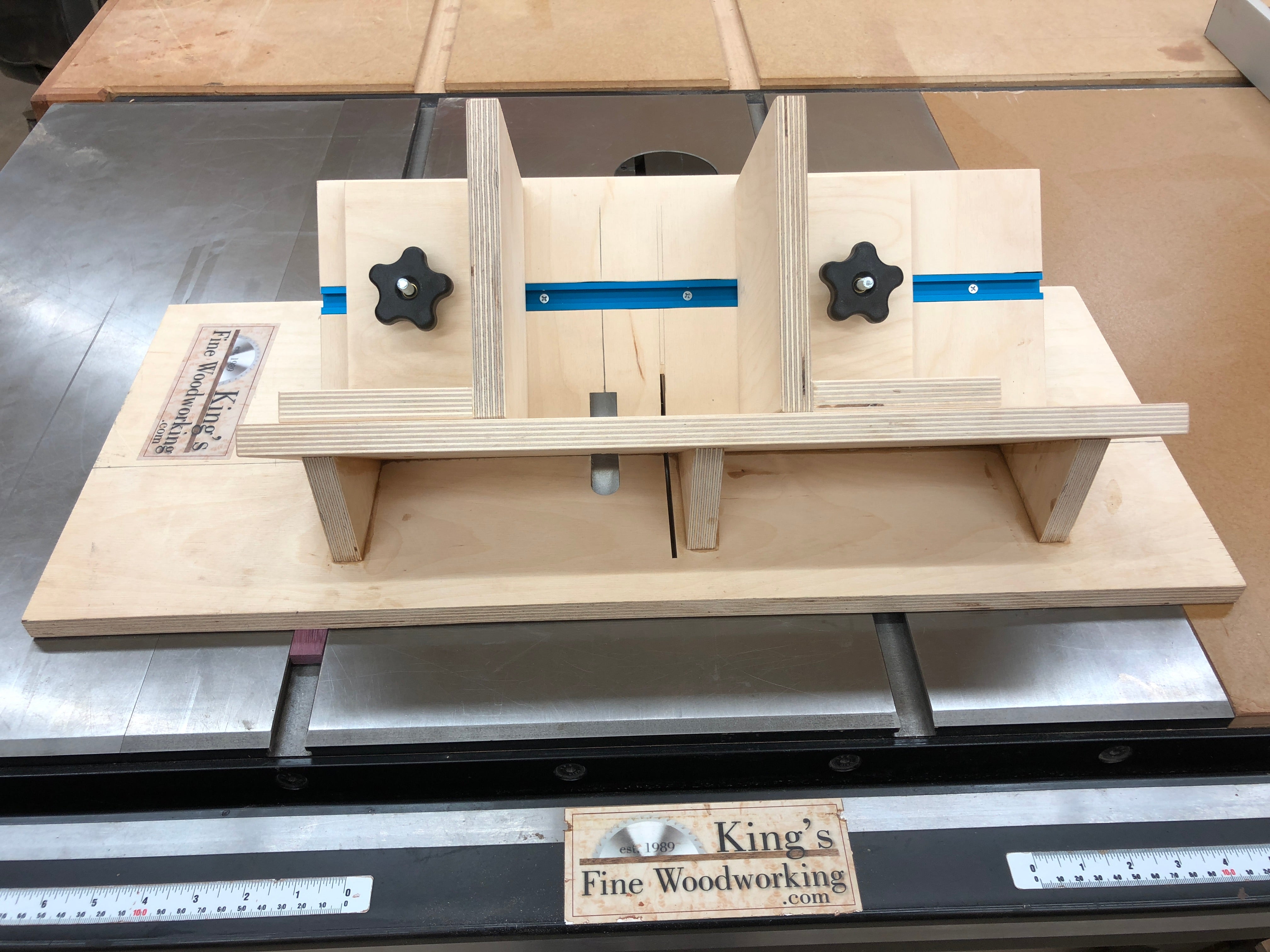 Miter Spline and Dovetail Key Jig Plans – King's Fine Woodworking Inc