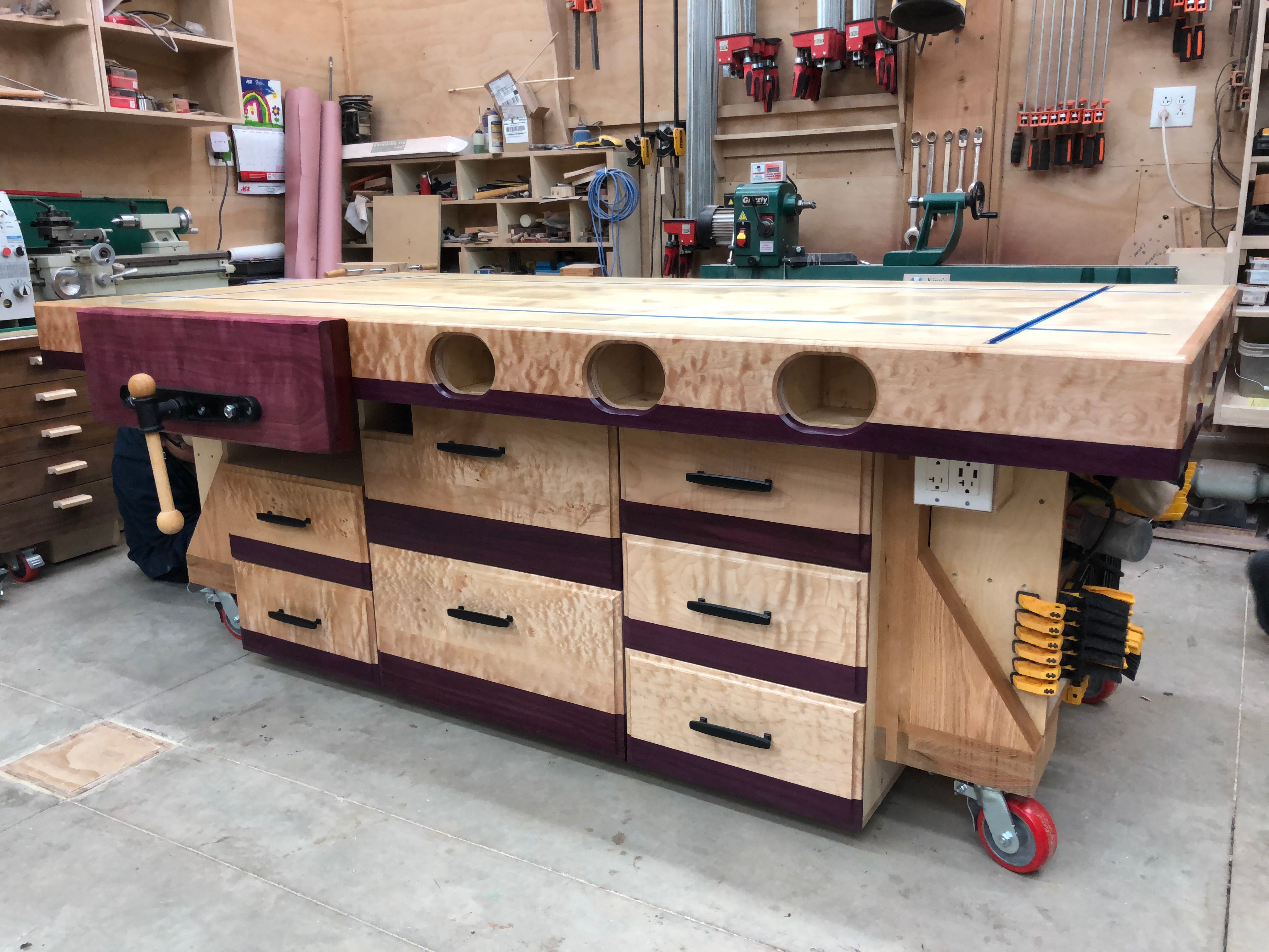Extreme Torsion Box Assembly Table and Outfeed/Workbench – King's Fine ...